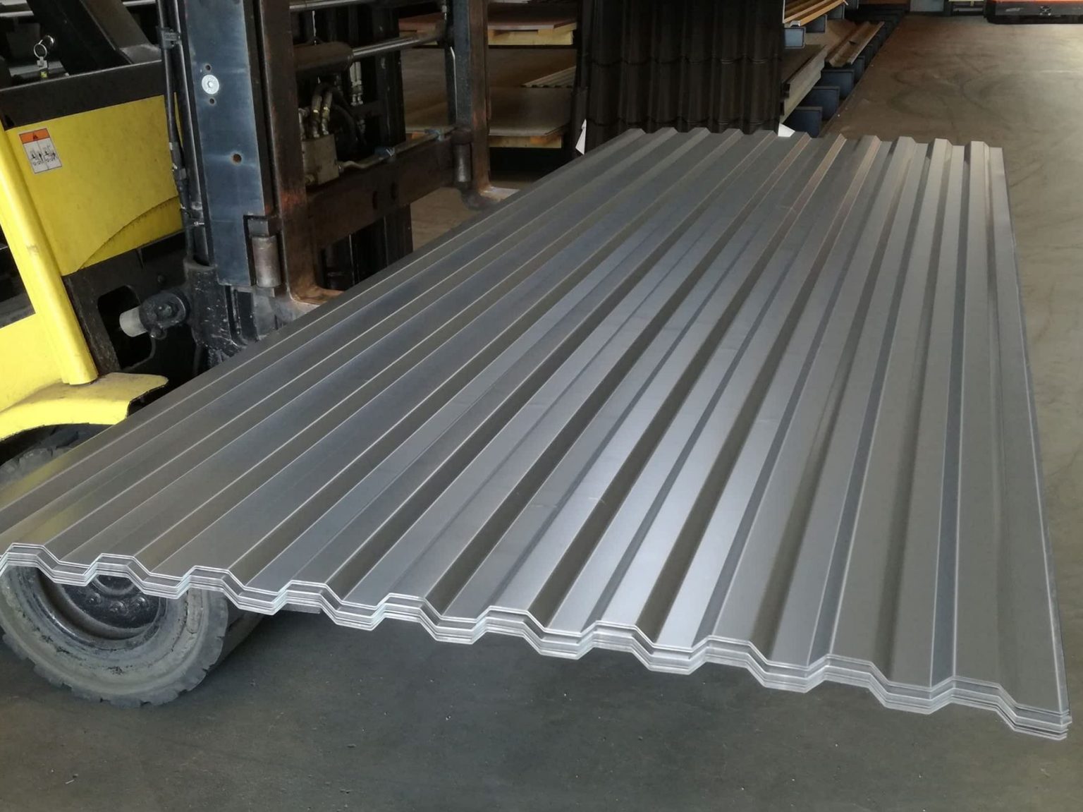 TP20 Trapezplade A. Grå Ral 7024, med dripstop 0,45/ 0,5mm, B 1,00 x L ...