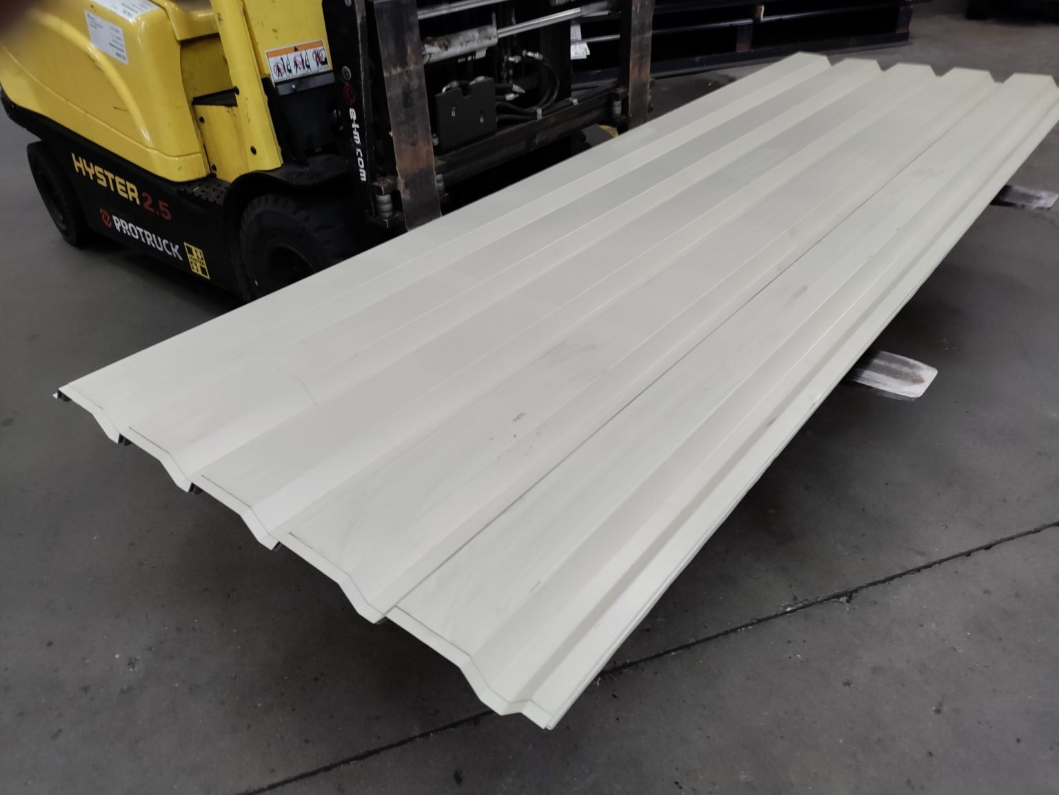 VP35 Trapezplader Hvid Ral 9010 0,50 mm B 1,00 x 3,00 meter / Pris 74 ...