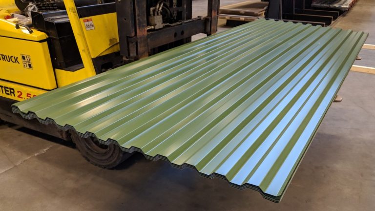 TP20 Trapezplade Grøn Ral 6003, 0,45/0,5mm, B 1,00 x L 3,00 meter ...
