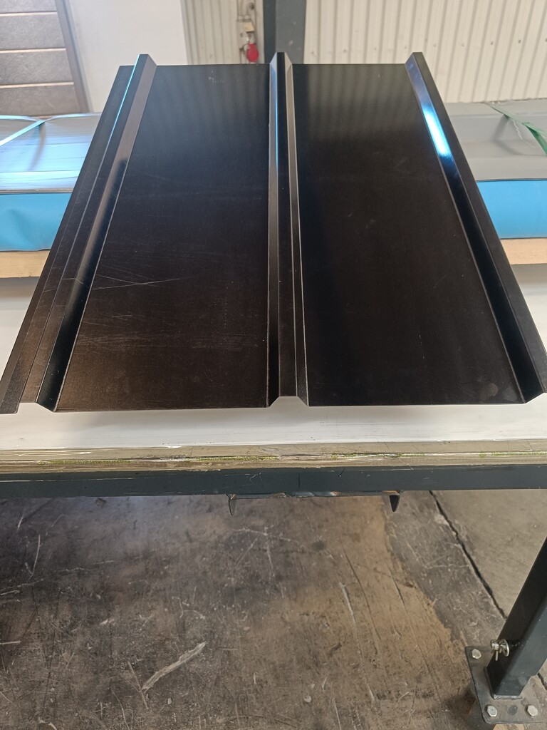 Retro Pandeplade profil Sort, Ral 9005, 0,5mm, 50 stk. B 0,50 x L 2,50 ...