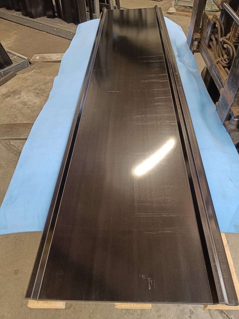 Retro Trapezprofil Sort, Ral 9005, 0,5mm, 50 stk. B 0,52 x L 2,50 meter ...